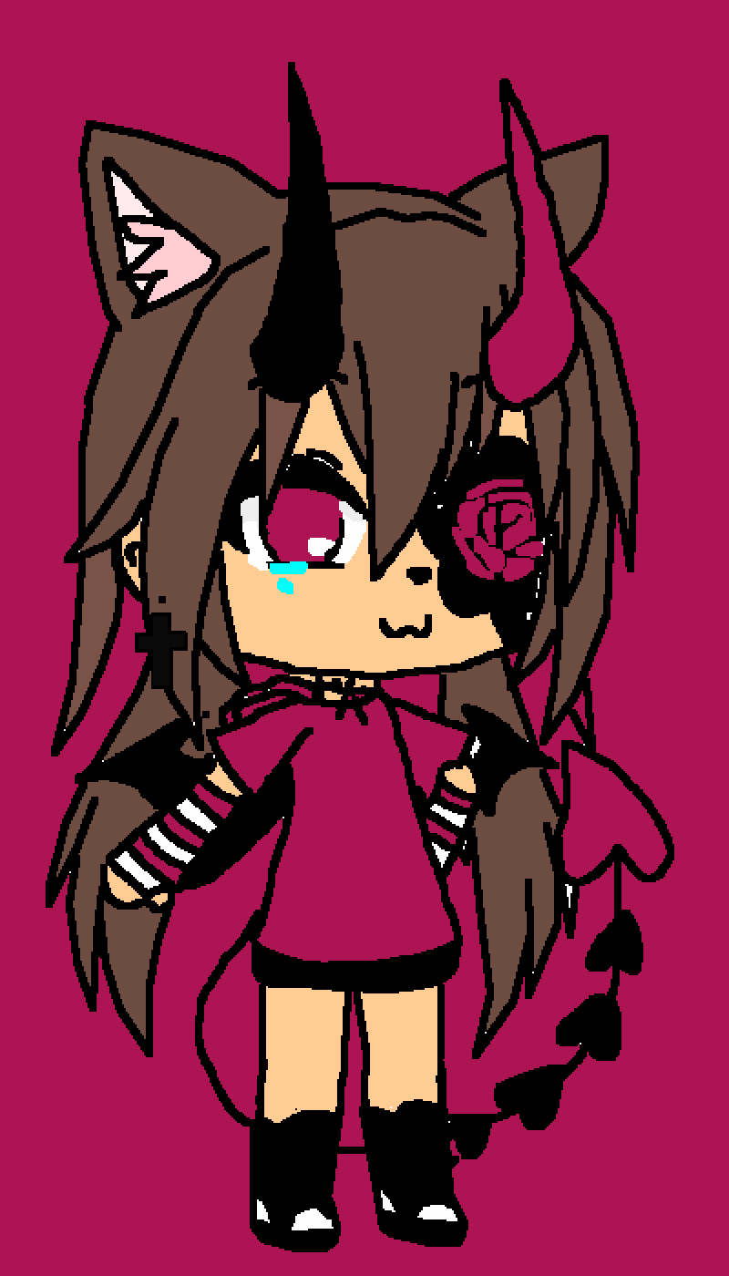 Editing cool gacha life girl - Free online pixel art drawing tool ...