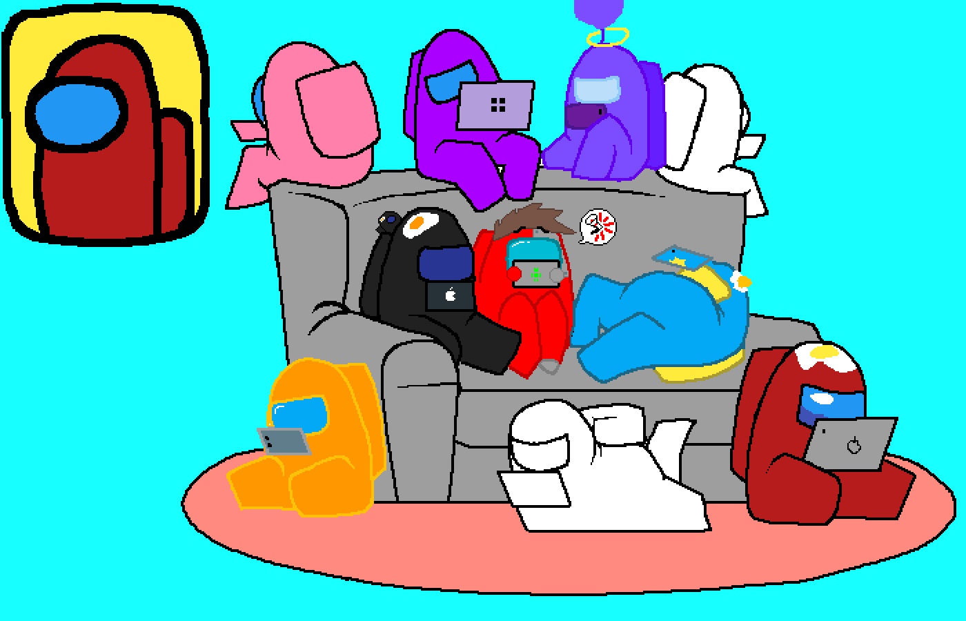 Pixilart - Among us collab by TedDaTerminator