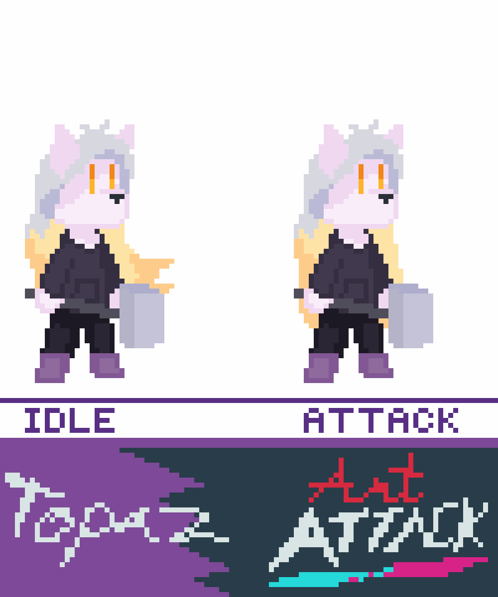 Editing Topaz Sprite-- Art Attack - Free online pixel art drawing tool ...