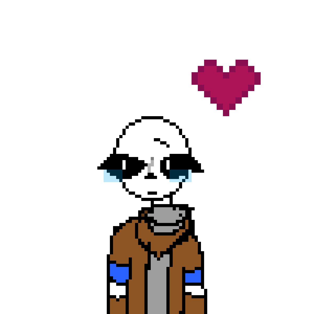 Pixilart - I Drew RR Sans D by SpiderSkeleton