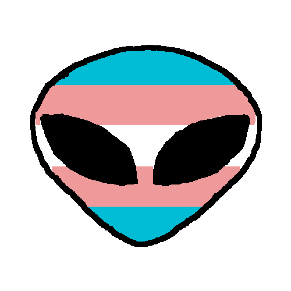 Pixilart - Trans Alien by trans-clark