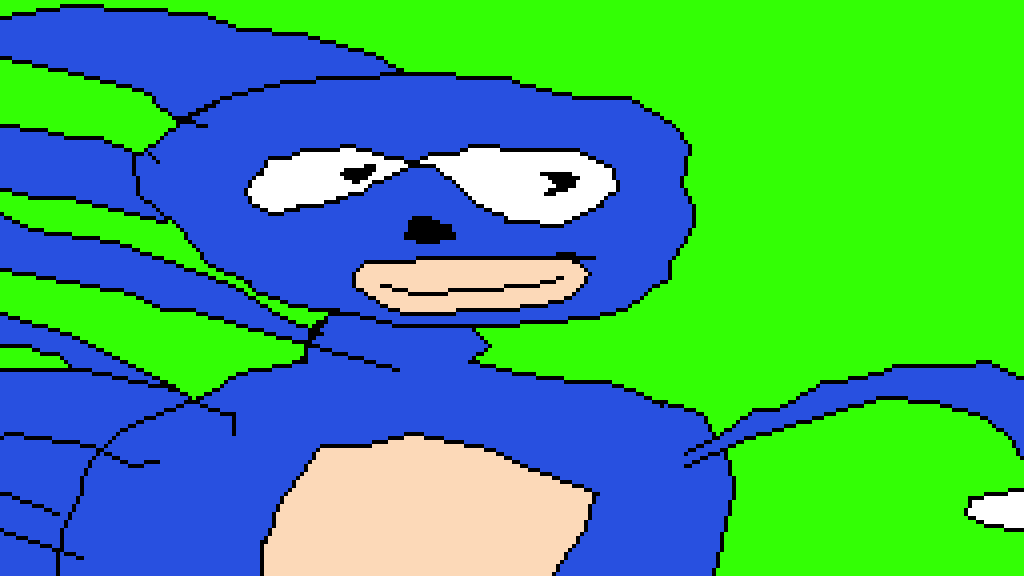 Pixilart - SANIC YOUR TO SLOW AND COME ON STEP IT UP by EdgyTeenager