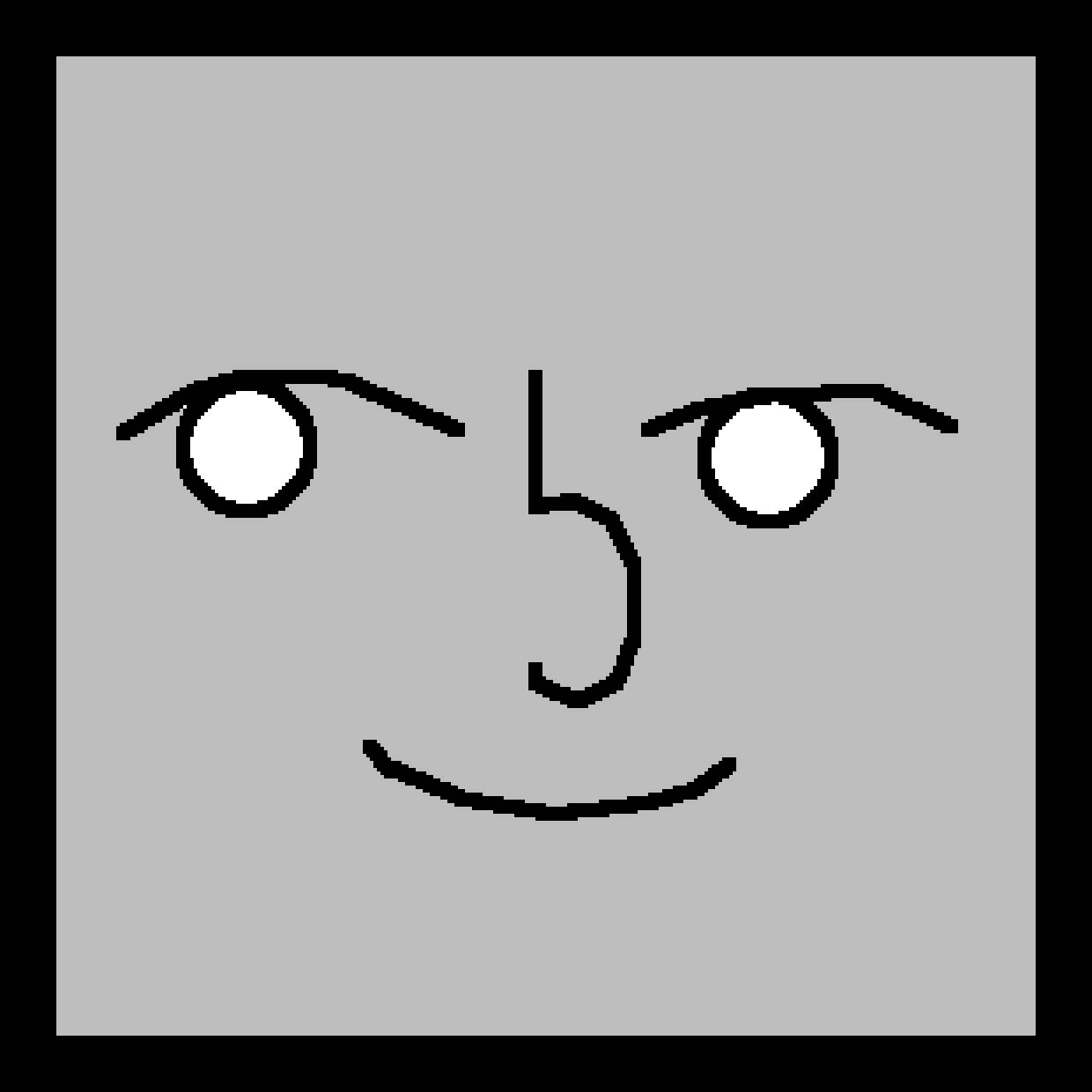 Pixilart - Lenny Icon Base by LUC1DN1GHTM4R3