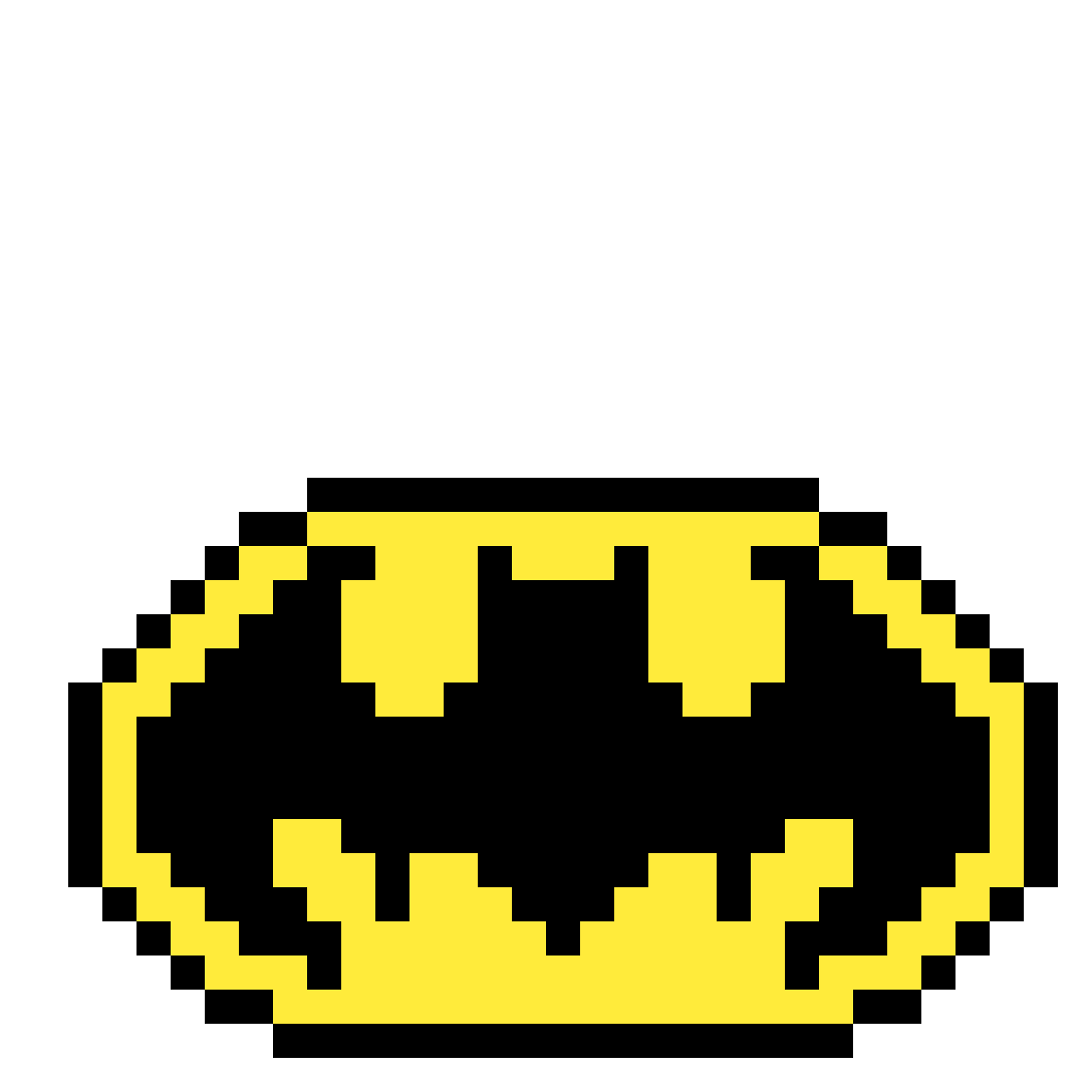 Minecraft Batman Logo Pixel Art Batman Logo! :D Minecraft Project