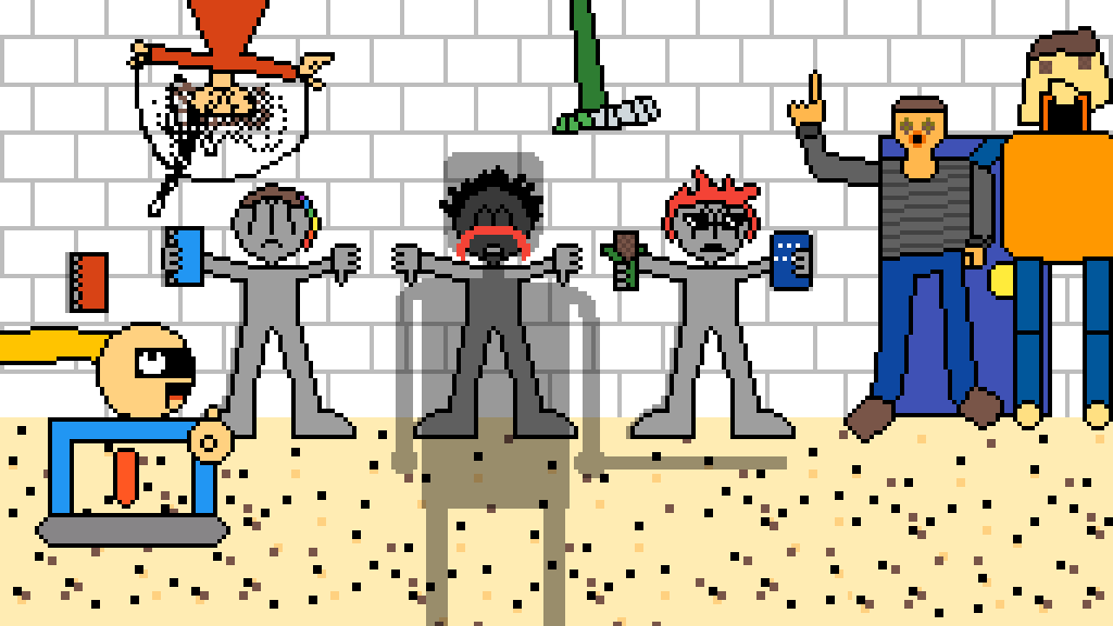 Pixilart - baldi's basics cartoon idea by j4mie