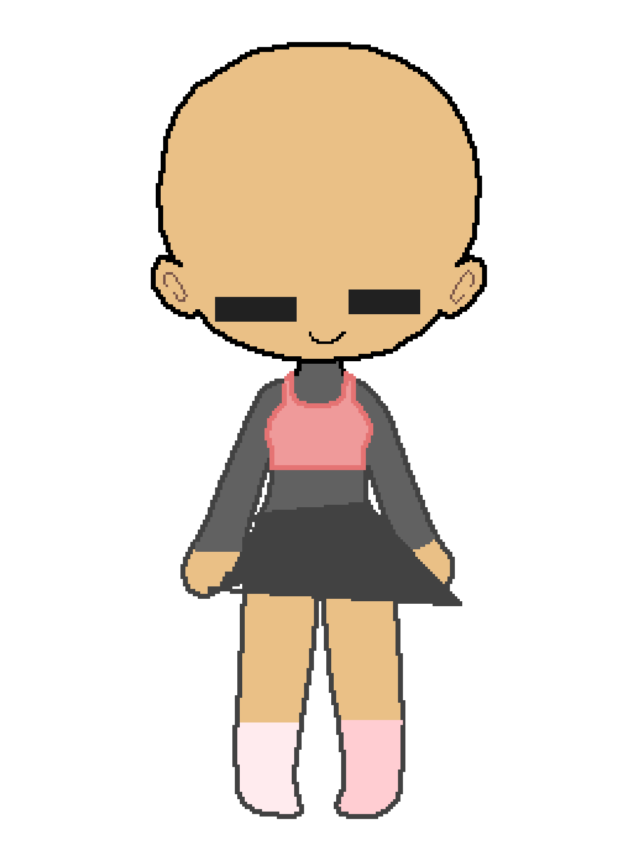 Pixilart - Gacha Life Base by locatealover