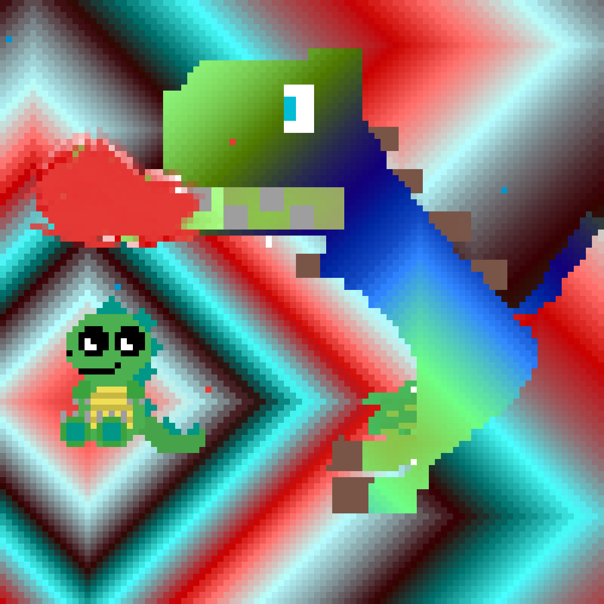 Pixilart - rex by blackstar24