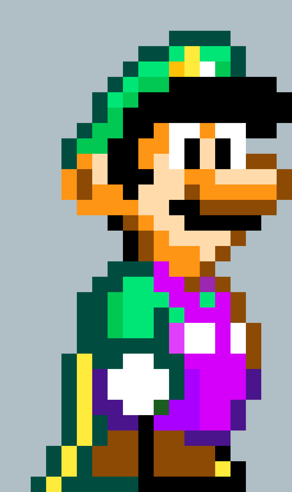 Pixilart - luigi capeman by Prathamcraft