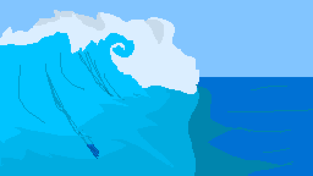 Pixilart - Wave. by TheCatFluff