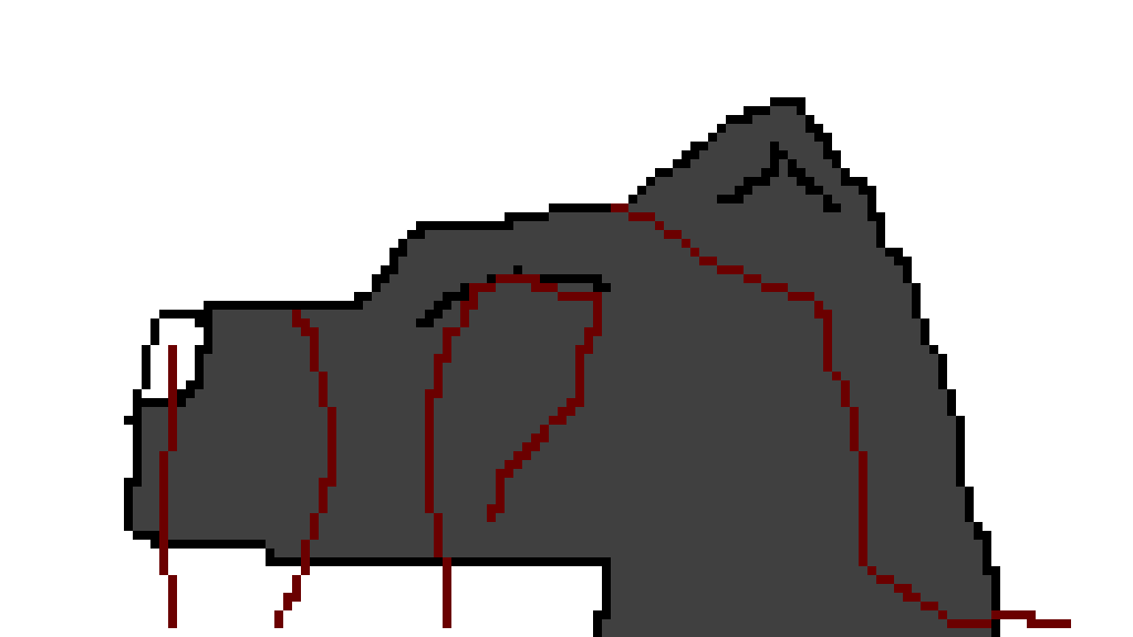 Pixilart - gore wolf by Halotigerwolf