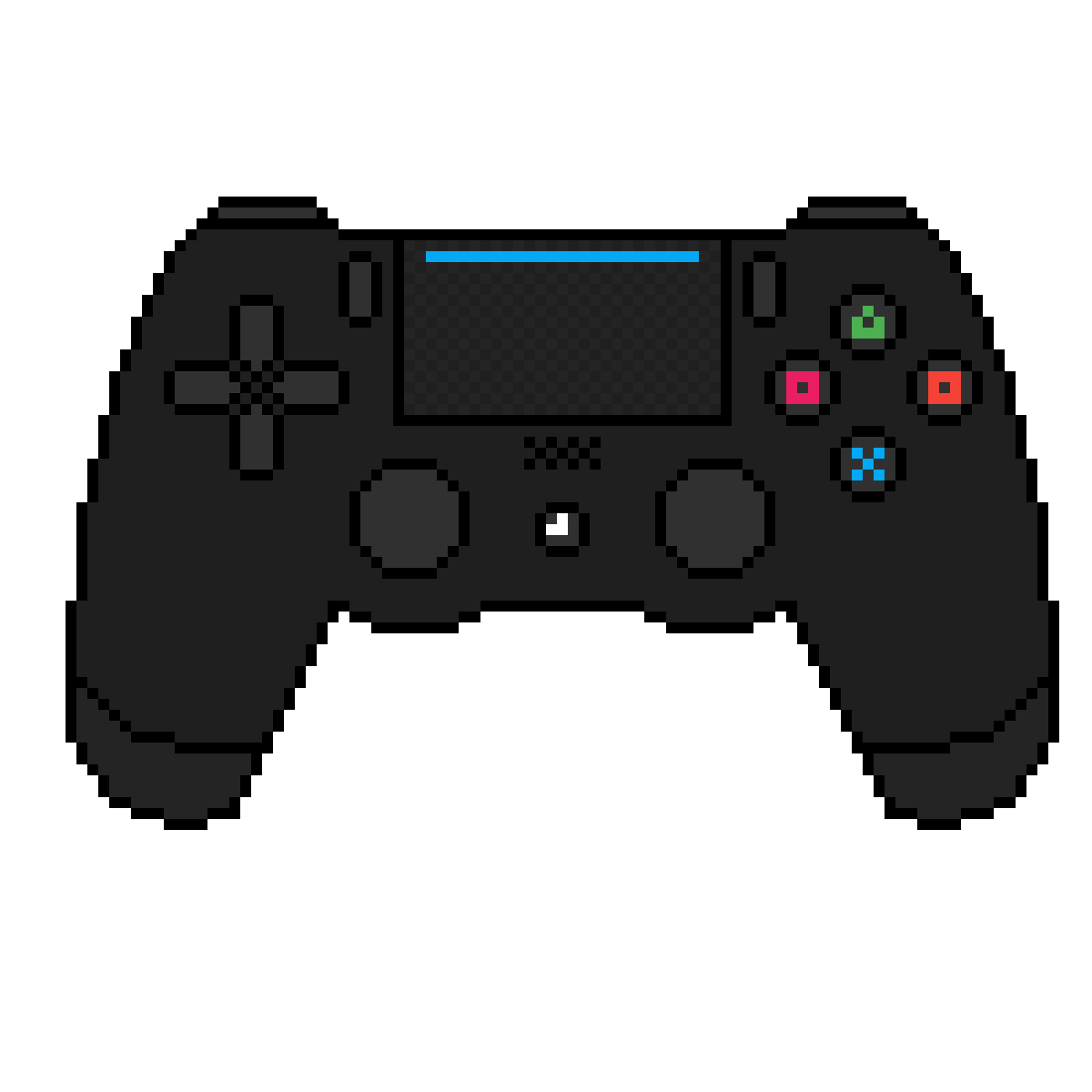 Pixilart - PS4 controller by TheBlueToad