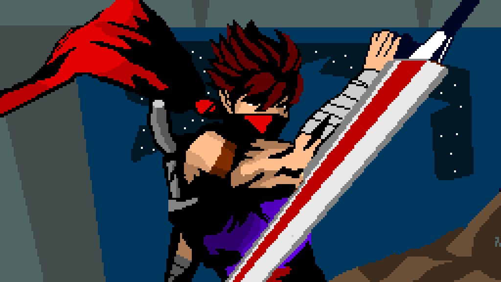 Pixilart - Strider Hiryu by Eternal