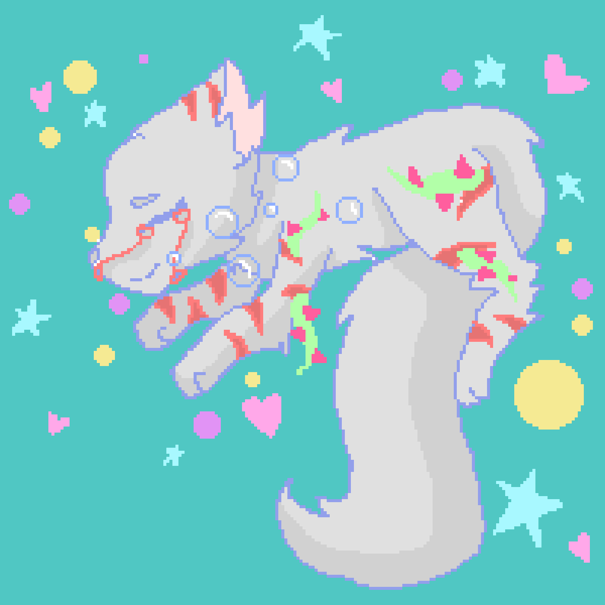 Pixilart - Pastel Gore by MysticWolfDream