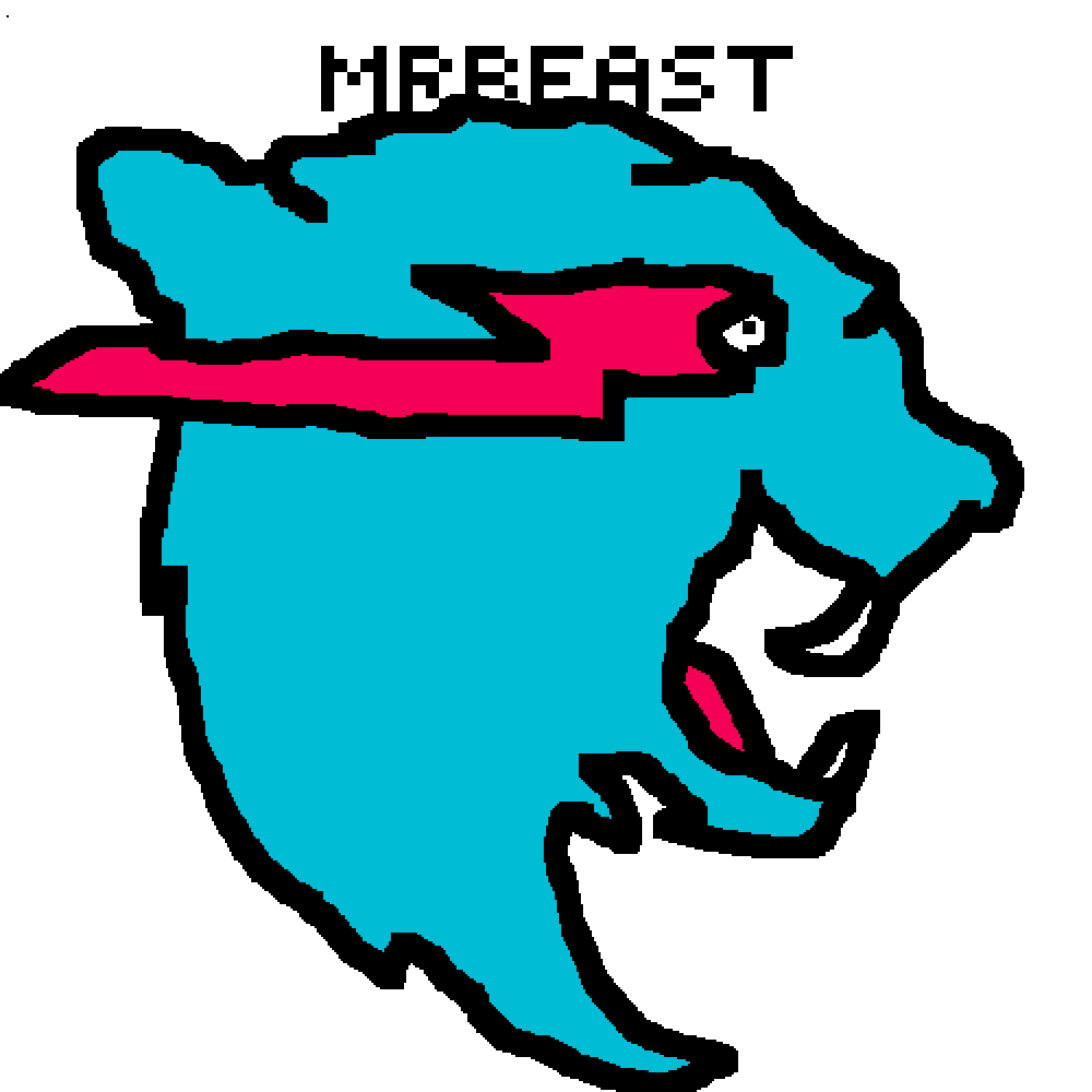 Pixilart - Mrbeast Logo by bridwaystudio