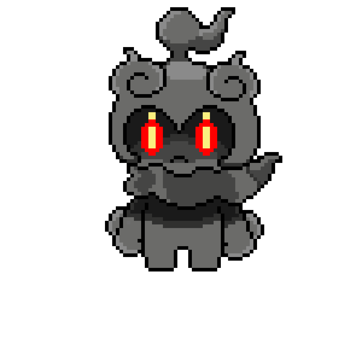 Editing Marshadow (Pokemon) - Free online pixel art drawing tool - Pixilart