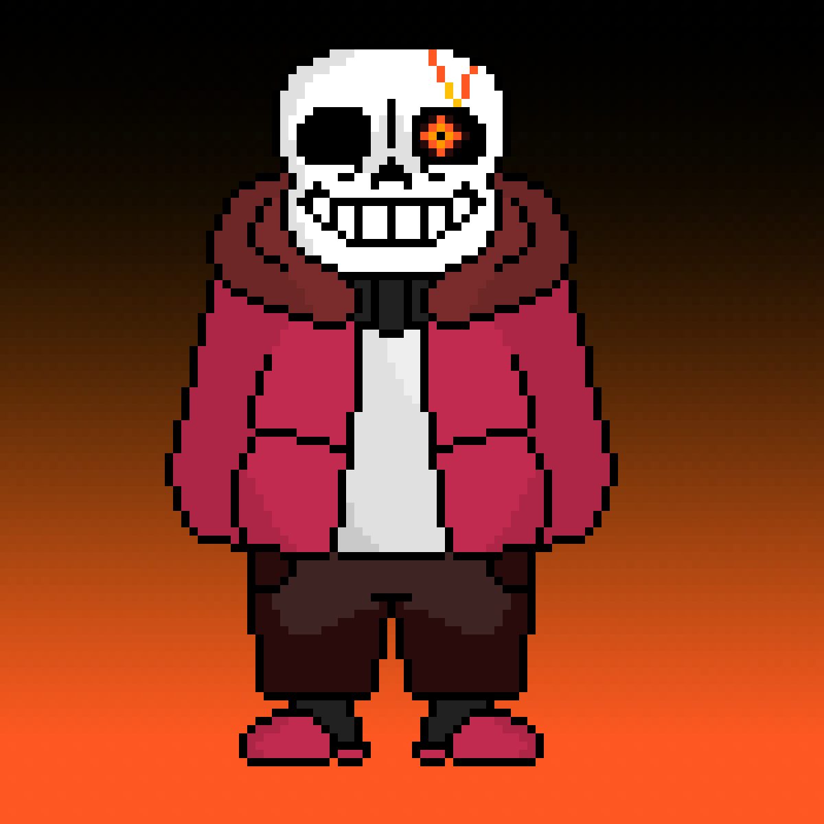 Pixilart - hardtale sans by sandsandeton