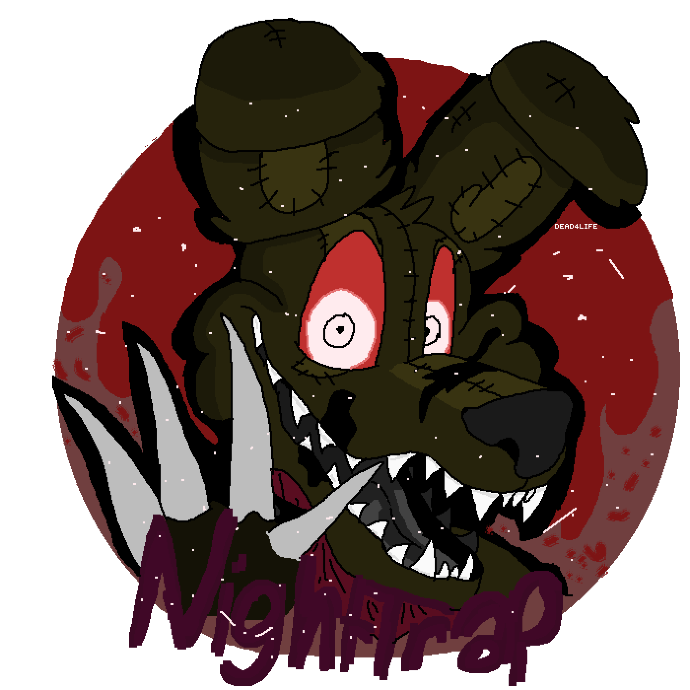 Pixilart - NightTrap Badge by DIT2UUxjRixNUBE