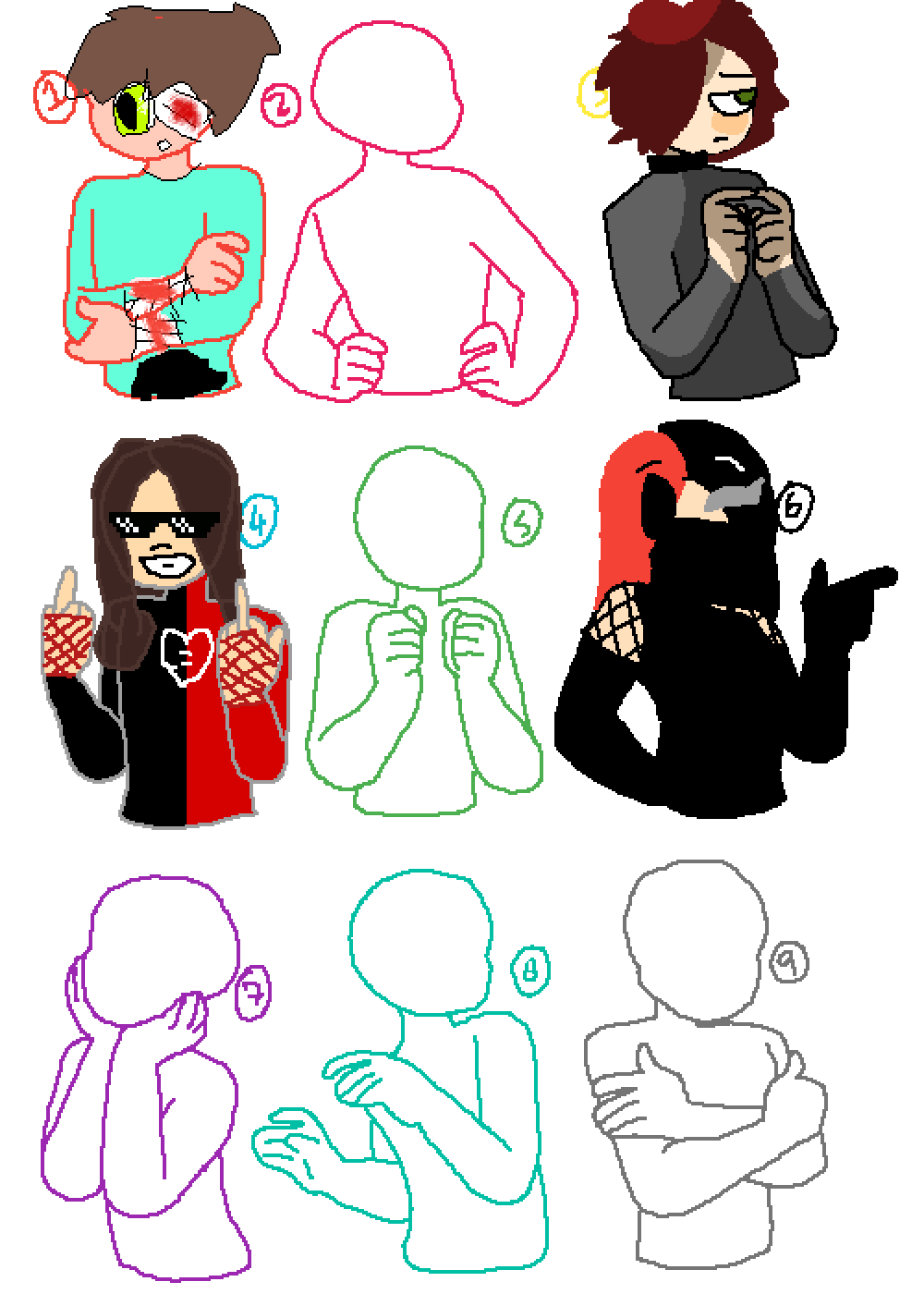 Edición Forgotten tale sans - Herramienta gratuita de dibujo en línea ...