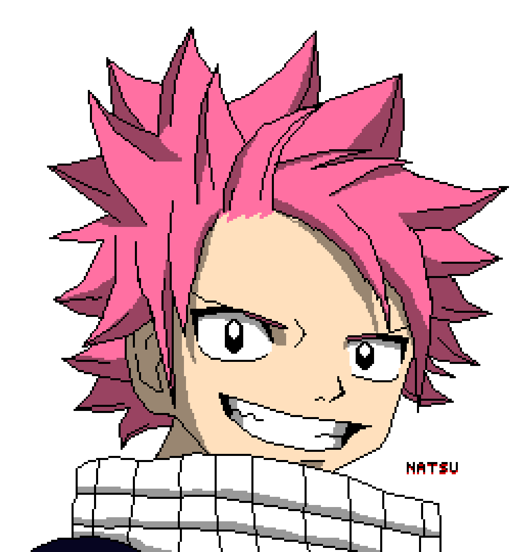 Pixilart - Natsu by XGN-Vo1dz