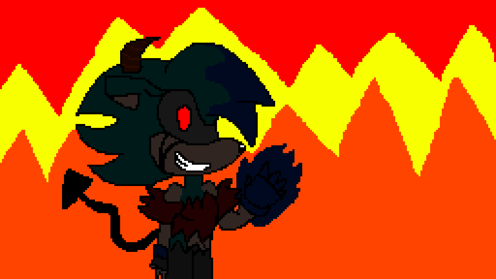 Pixilart - i made my demon side by Bluefirelover