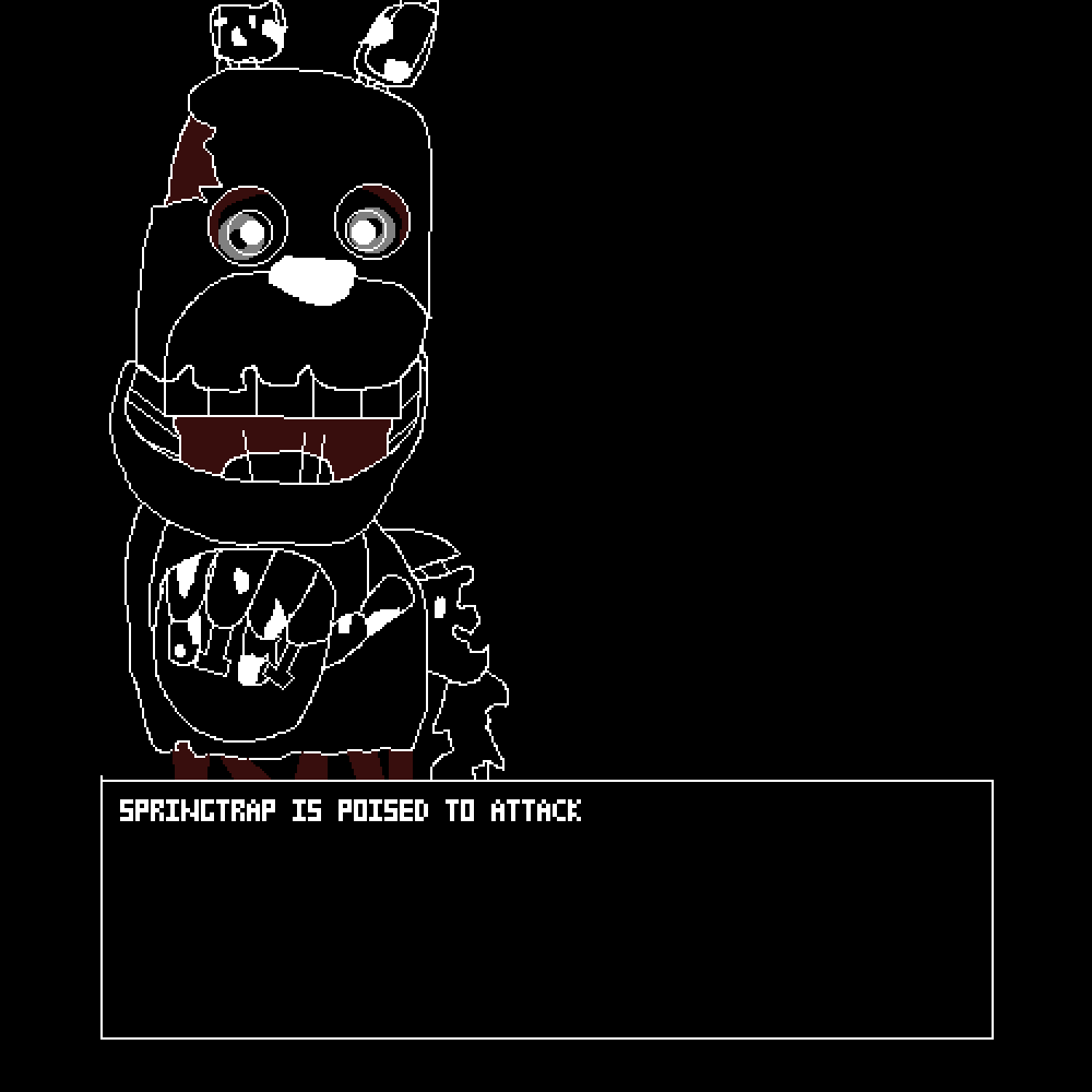 Pixilart - Undertale Springtrap Sprite by NotSmartLmao