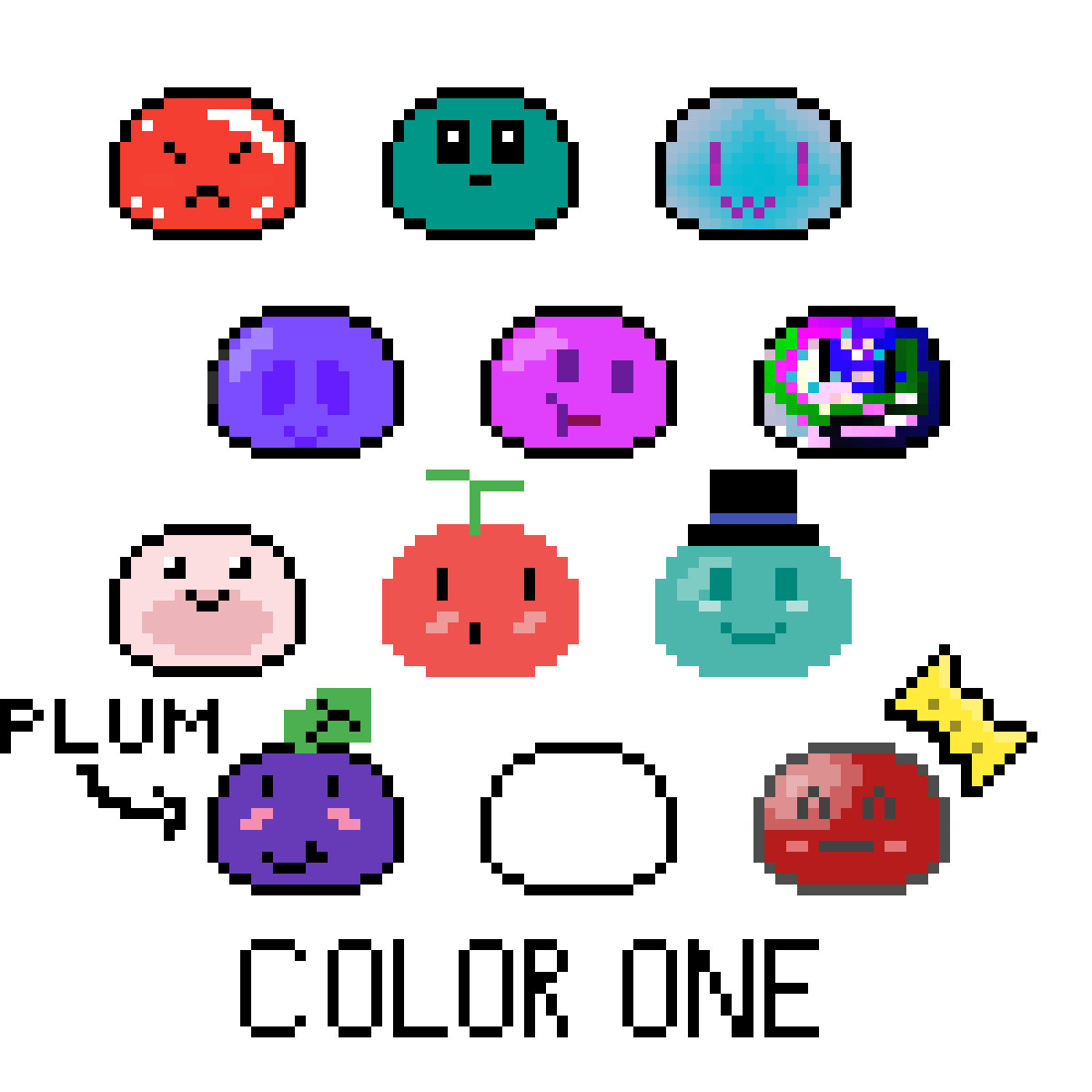 Editing Slime king - Free online pixel art drawing tool - Pixilart