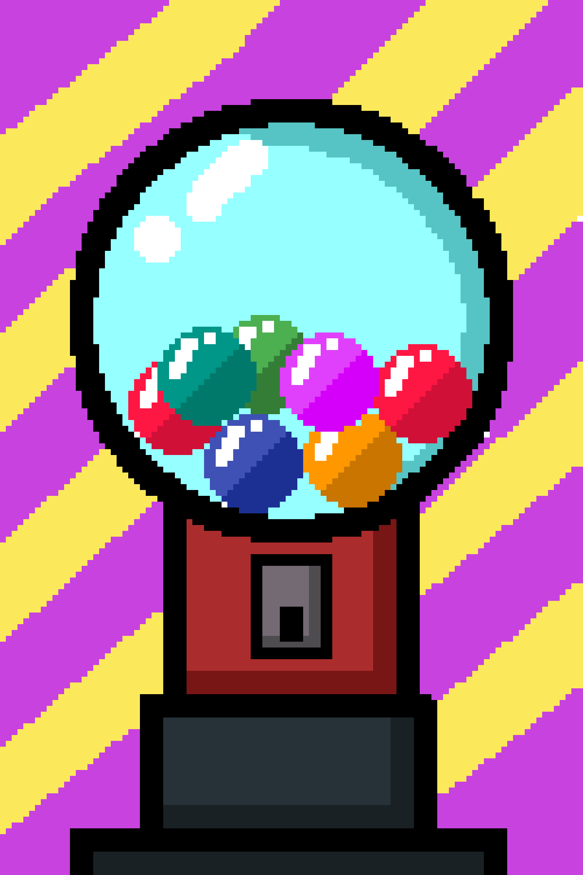 Pixilart - Gumball Machine by Waffle-Master