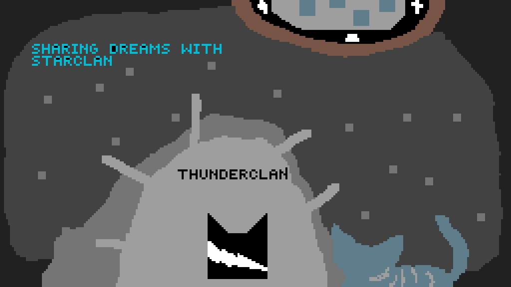 Pixilart - Bluestar Sharing Dreams w/ Starclan! by Pixel-Kitty
