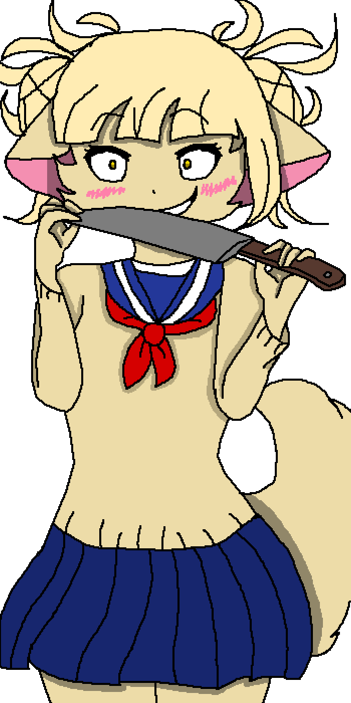 Editing Himiko Toga - Free online pixel art drawing tool - Pixilart