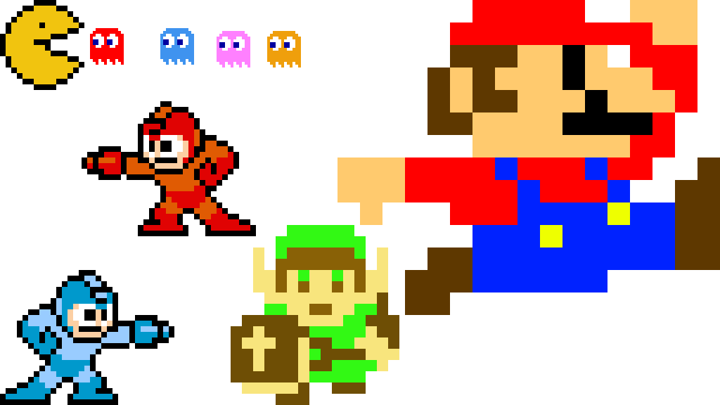 Editing 80's + - Free online pixel art drawing tool - Pixilart