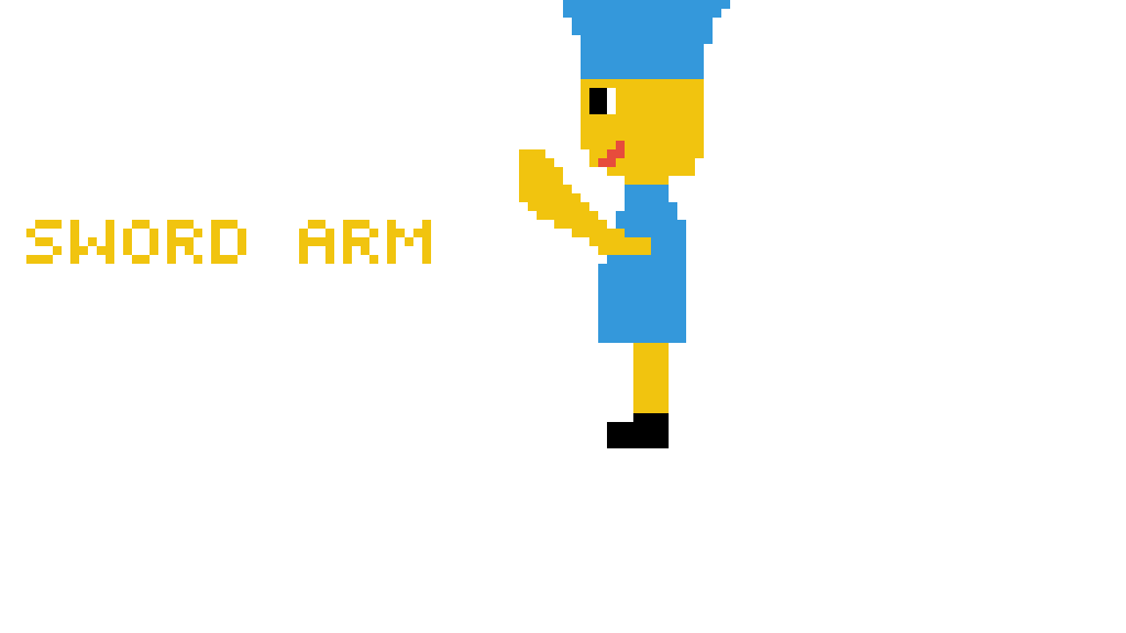 Pixilart - sword armed barb simpson by XxcaprixX1