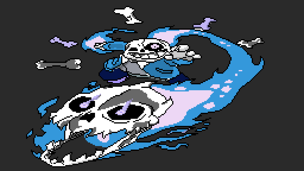 Pixilart - sans on gaster blaster by mysteryd314 Pixilart - sans on gaster blaster by mysteryd314