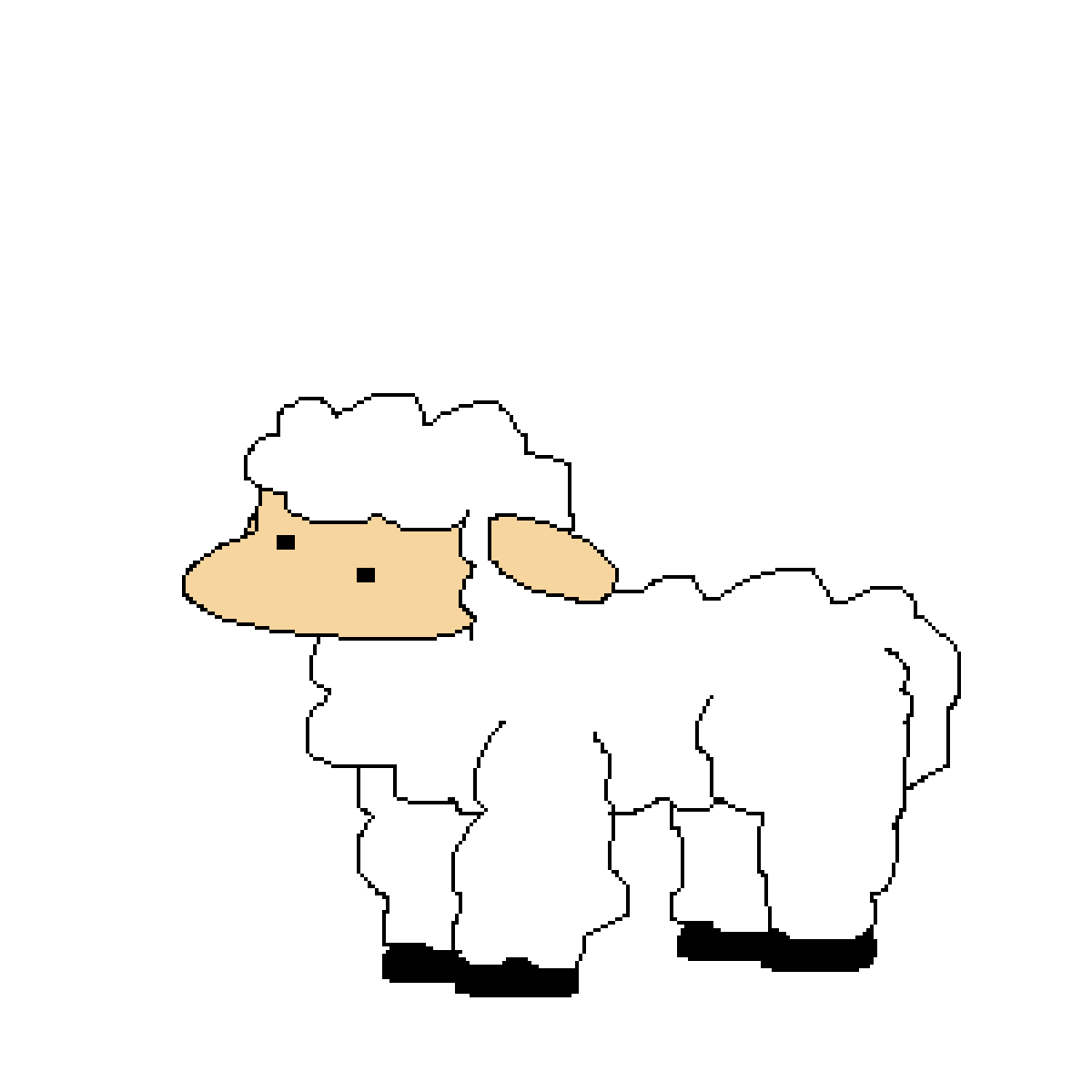 Pixilart - jeb sheep by ceasinghornet40