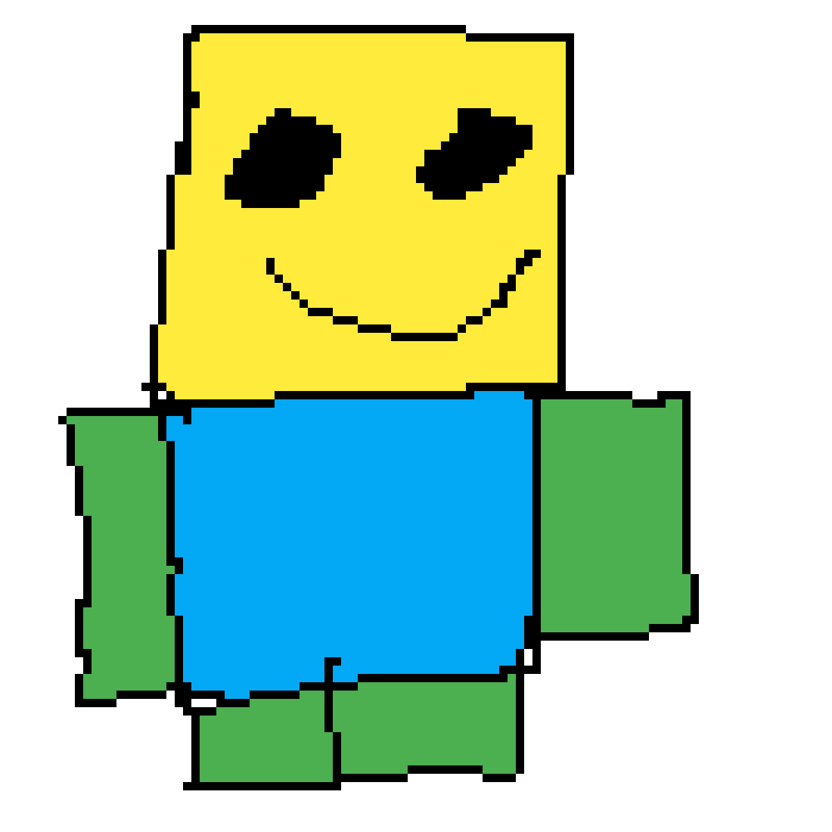 Pixilart - Noob by liamdared