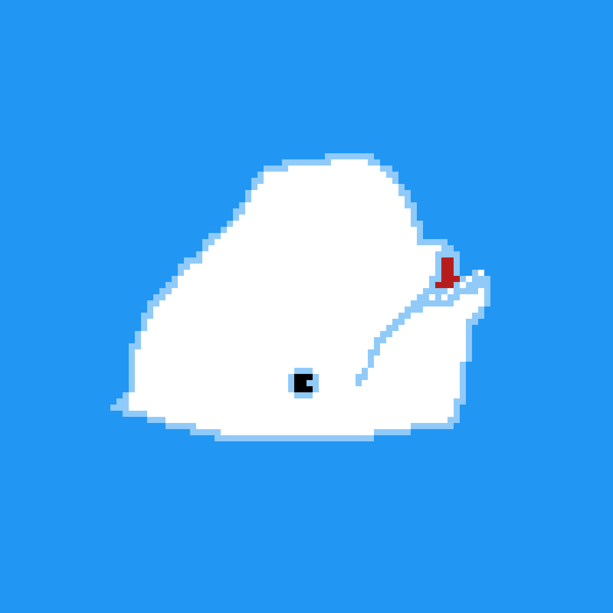 Pixilart - Beluga whale by swampratson