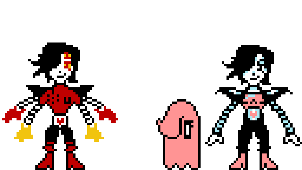 Pixilart - Mettaton ex Fell/Swap/Undertale by Agamerkid202