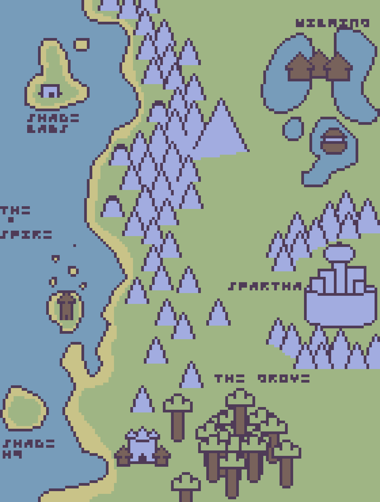 Pixilart - map of the land by Cheesrandomart