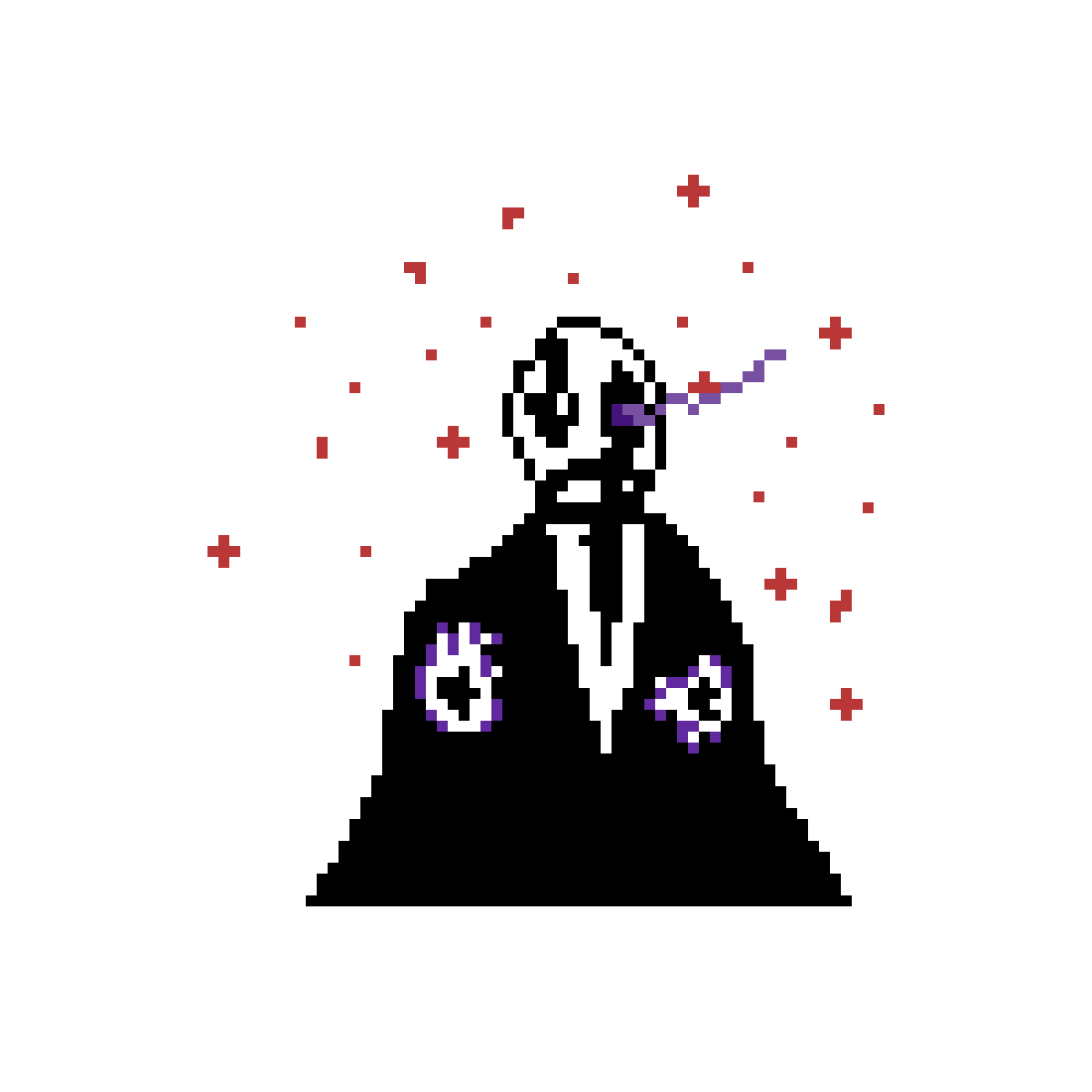 Pixilart - Gaster the Rebirthed [Phase 2] by Luong