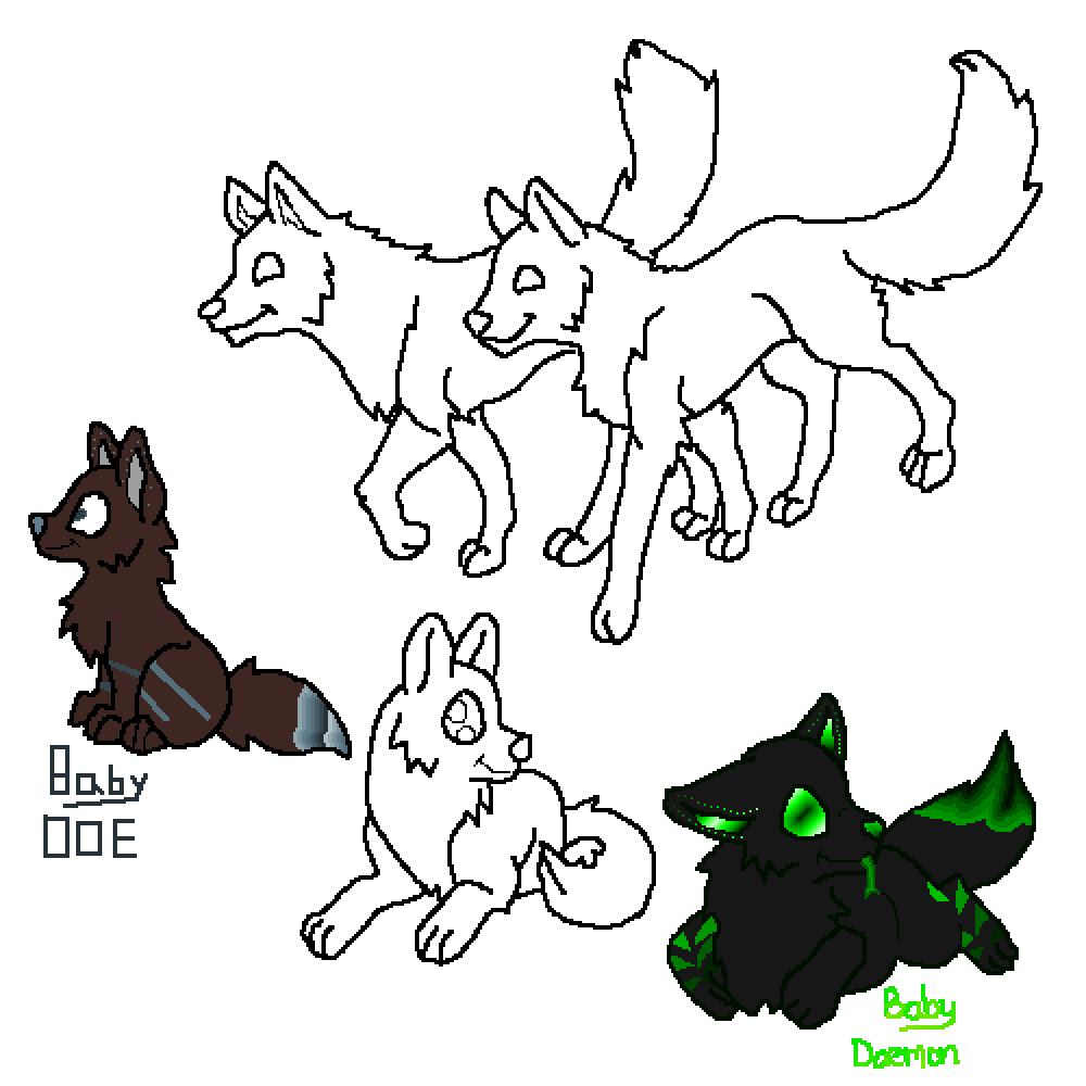 Pixilart - baby doe by dragonboss