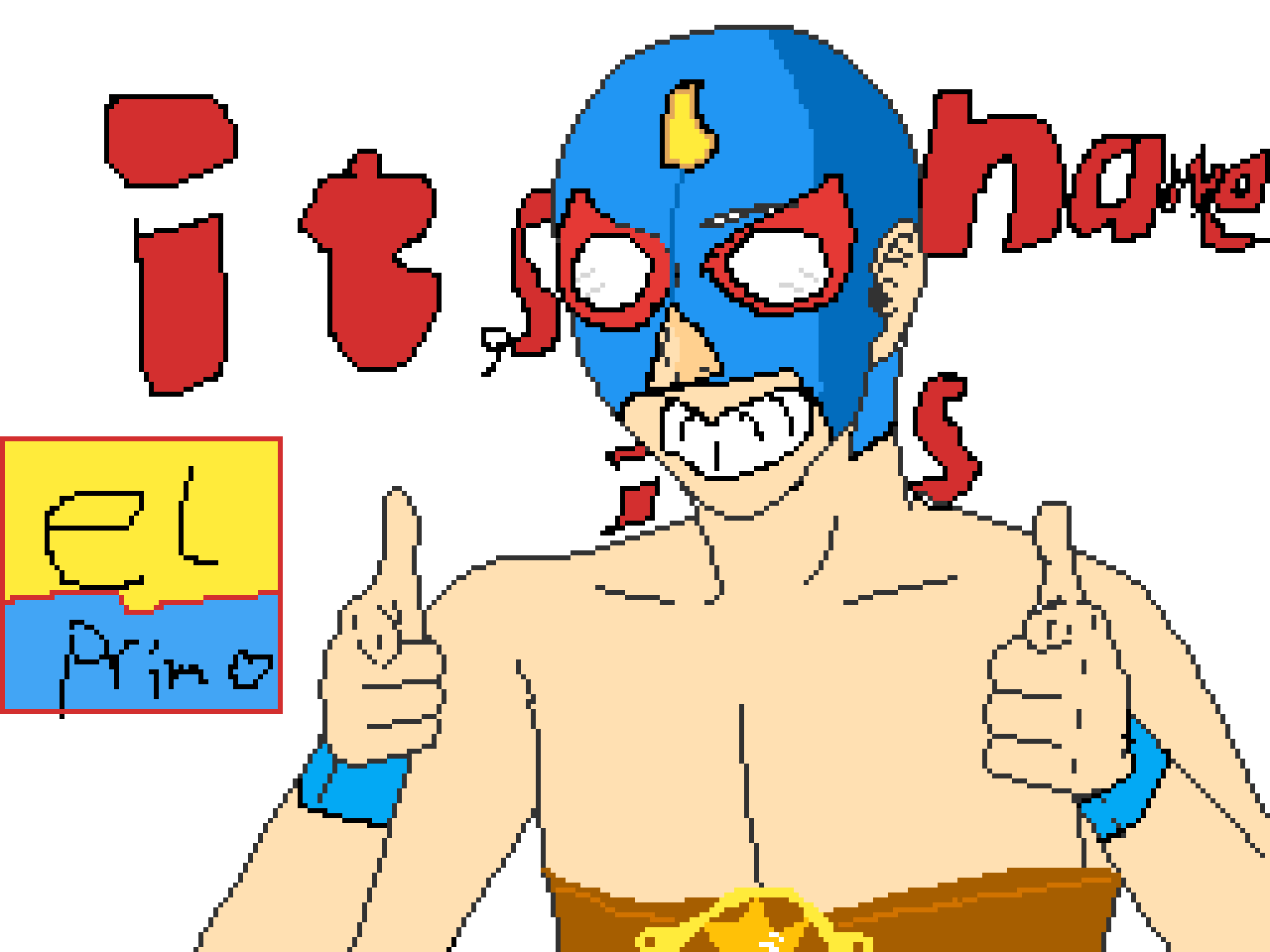 Editing its names is el primo - Free online pixel art drawing tool ...