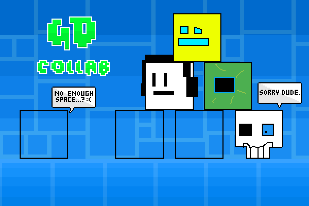 Pixilart - Geometry dash collab! by sventy-skull