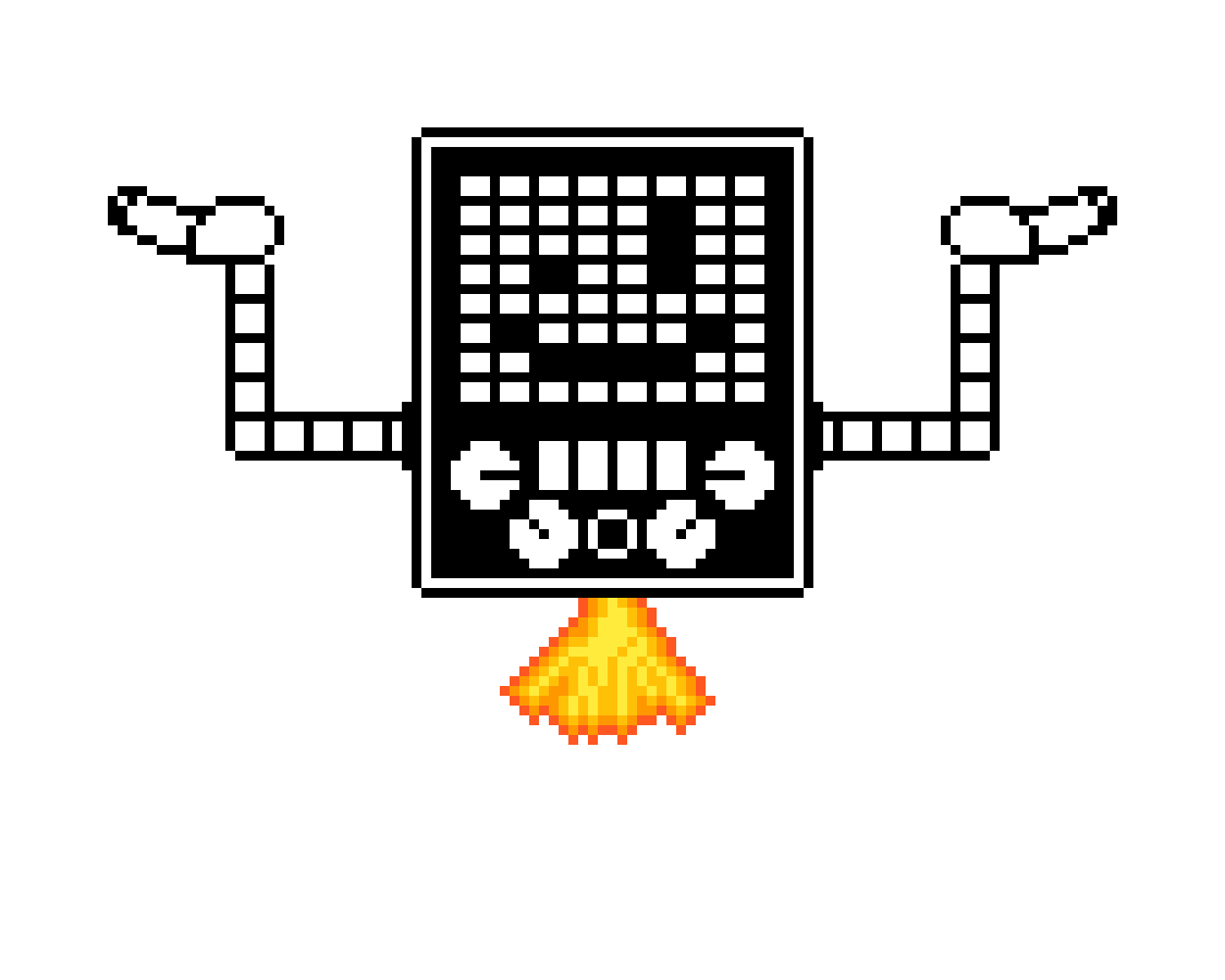 Pixilart - metta the puzzle by glitcher-dg