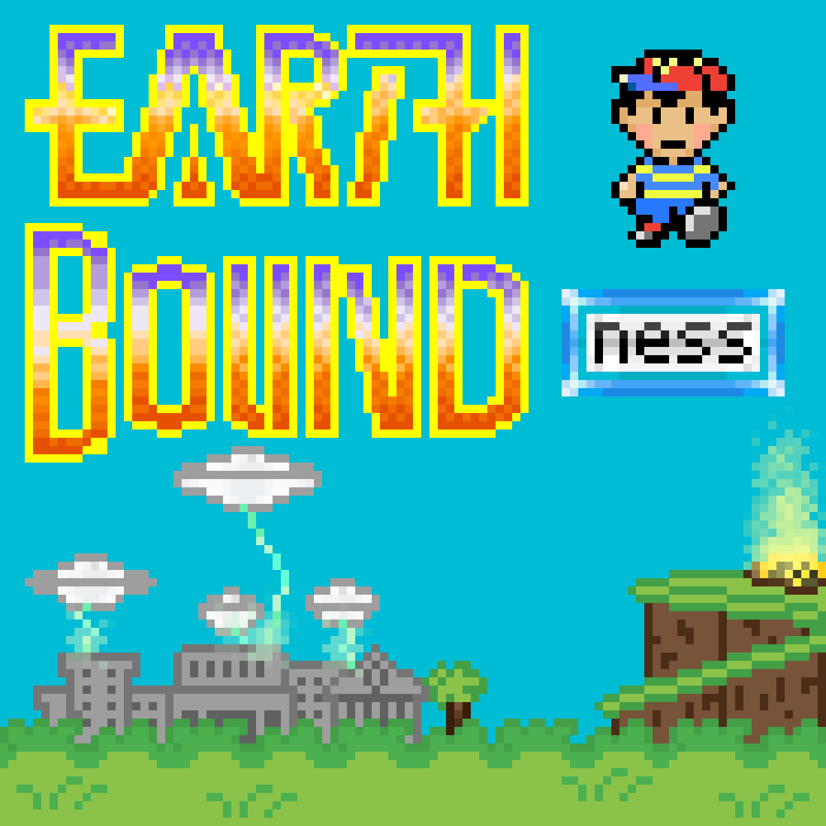 Pixilart - EarthBound by PixelPumpkinDog