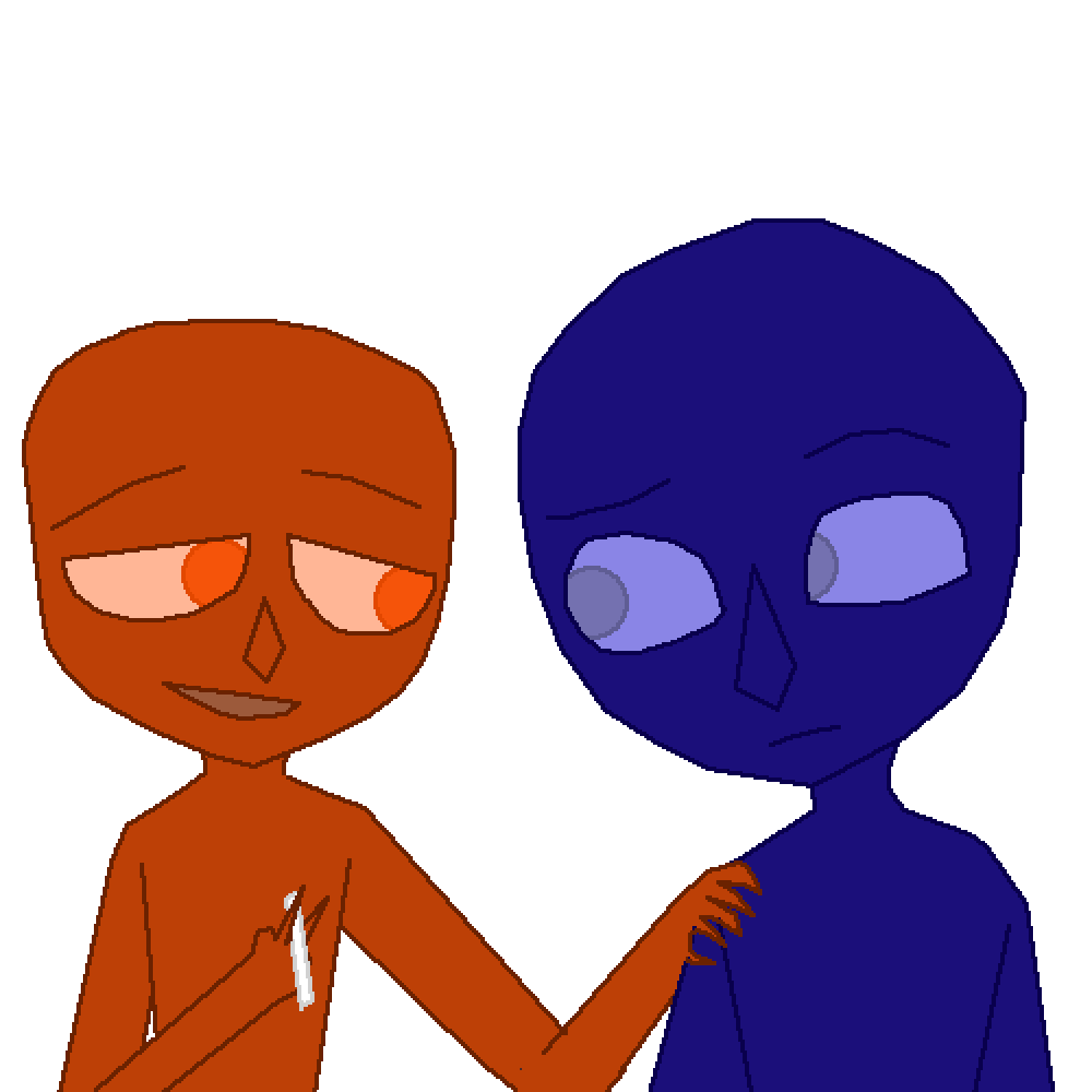 Pixilart - 2 people base by Fantasma