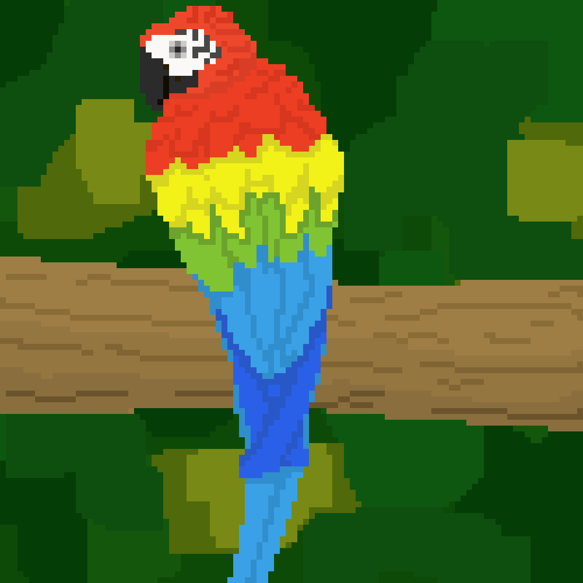Pixilart - macaw by DerpyTiger101