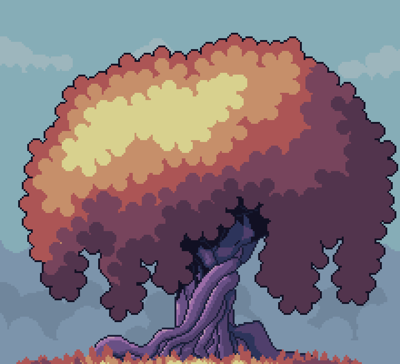 Pixilart - Twisty Tree by kavpix