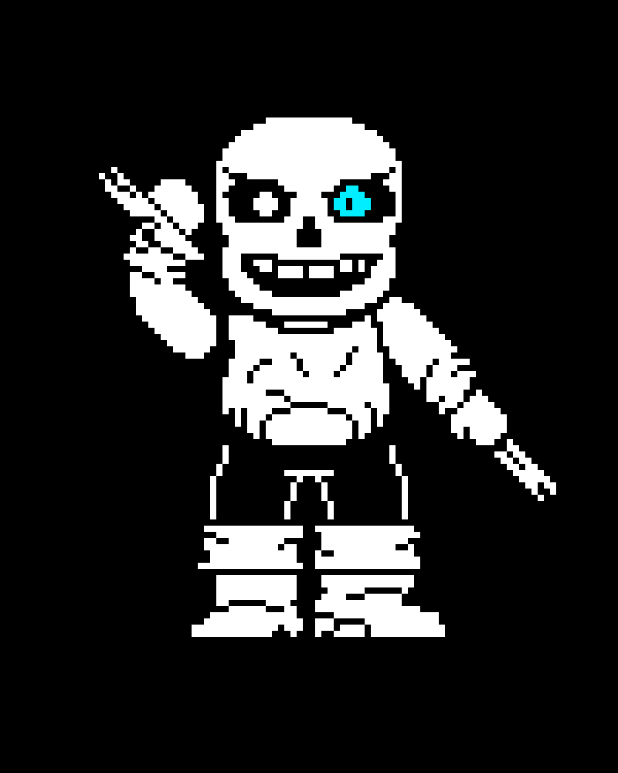 Pixilart - Distrust Sans Phase 2(Disbelief AU) by Ennard-Gamer34