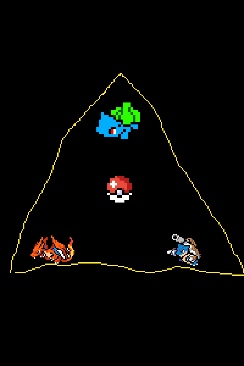 Pixilart - This is the pokemon triangle by Ladner