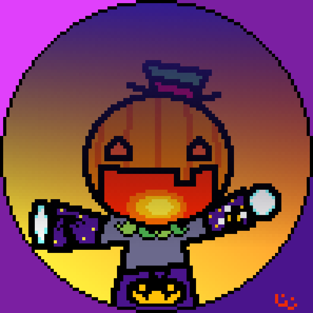 Pixilart - Spooky pfp by ClockworkArtist