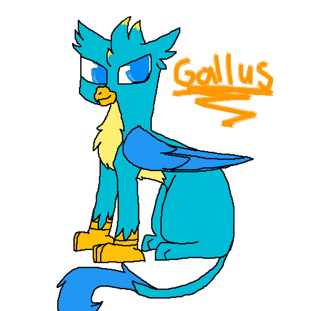 Pixilart - Gallus the griffon by CUTEkittenGIRL